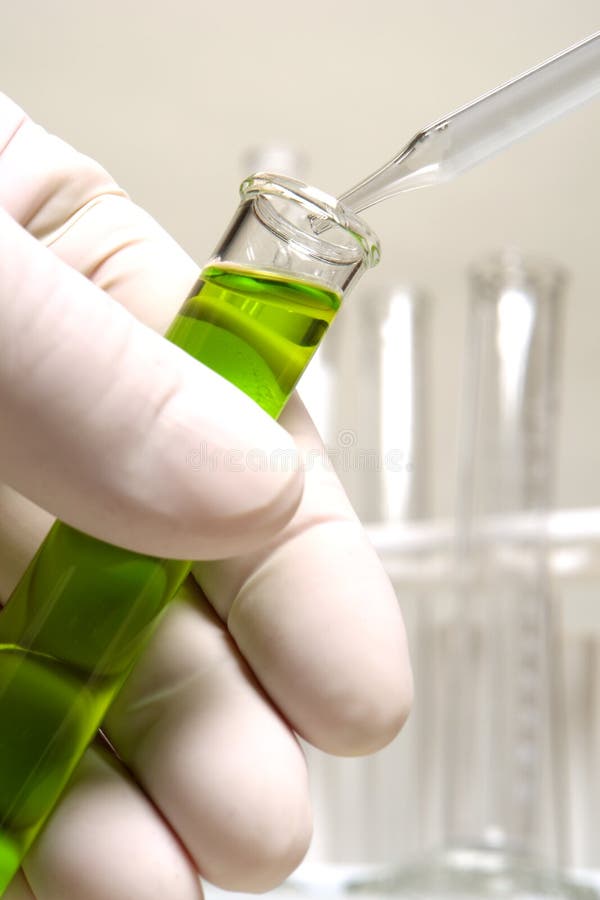 Laboratory Test Tubes in Science Research Lab Stock Image - Image of ...