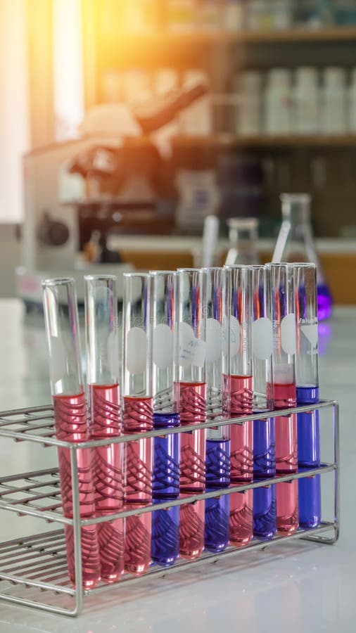 Laboratory test tubes stock photo. Image of biochemistry - 97374102
