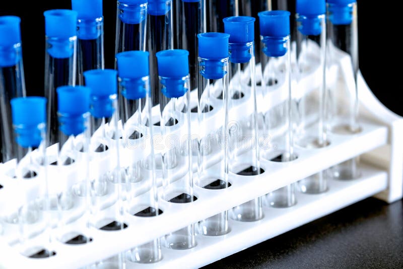 Laboratory Test Tubes, Health Care Concept Stock Photo - Image of ...