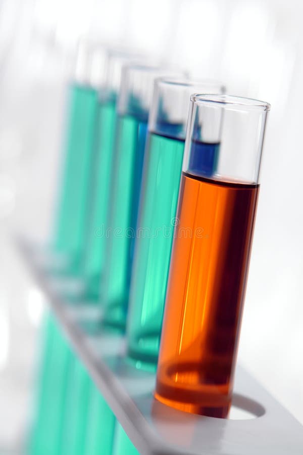 Laboratory Test Tubes In Science Research Lab Stock Photo - Image of ...