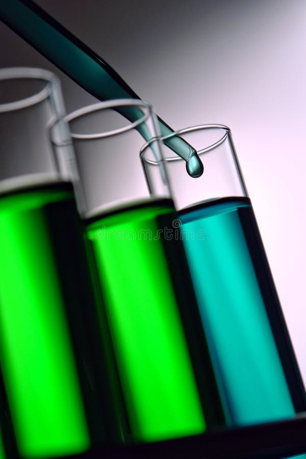 Laboratory Test Tubes in Science Research Lab Stock Photo - Image of ...