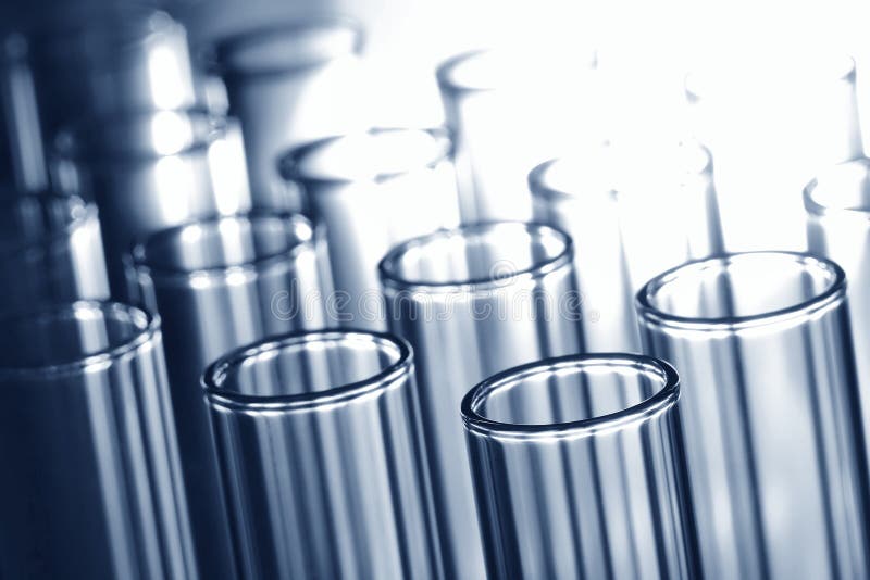 Laboratory Test Tubes in Science Research Lab Stock Image - Image of ...