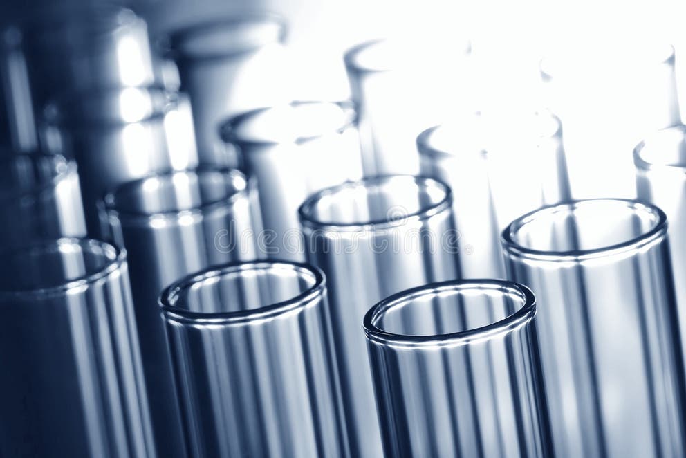Laboratory Test Tubes in Science Research Lab Stock Image - Image of ...