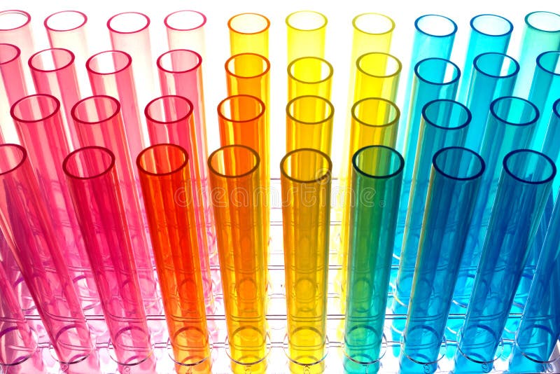 Laboratory Test Tubes in Science Research Lab Stock Image - Image of ...