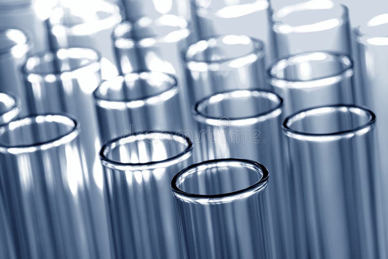 Laboratory Test Tubes in Science Research Lab Stock Photo - Image of ...