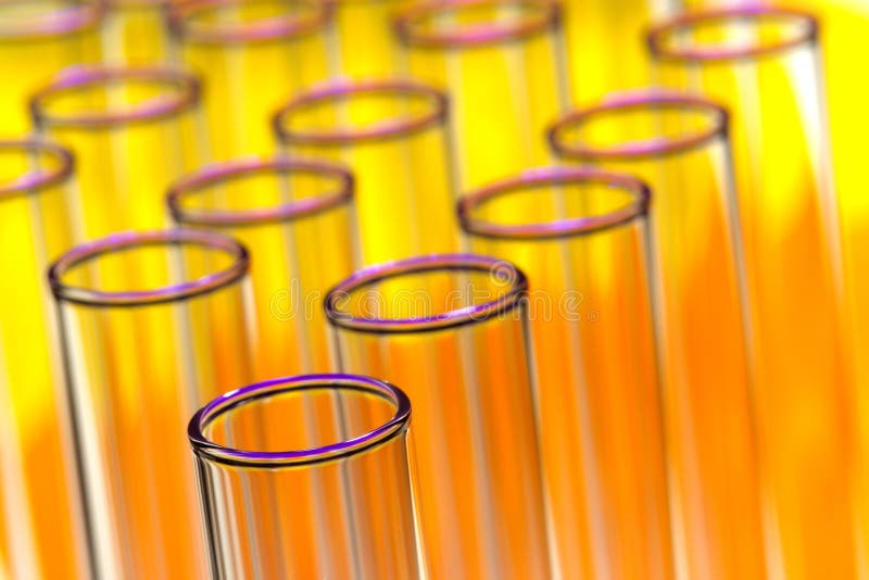 Laboratory Test Tubes in Science Research Lab Stock Image - Image of ...