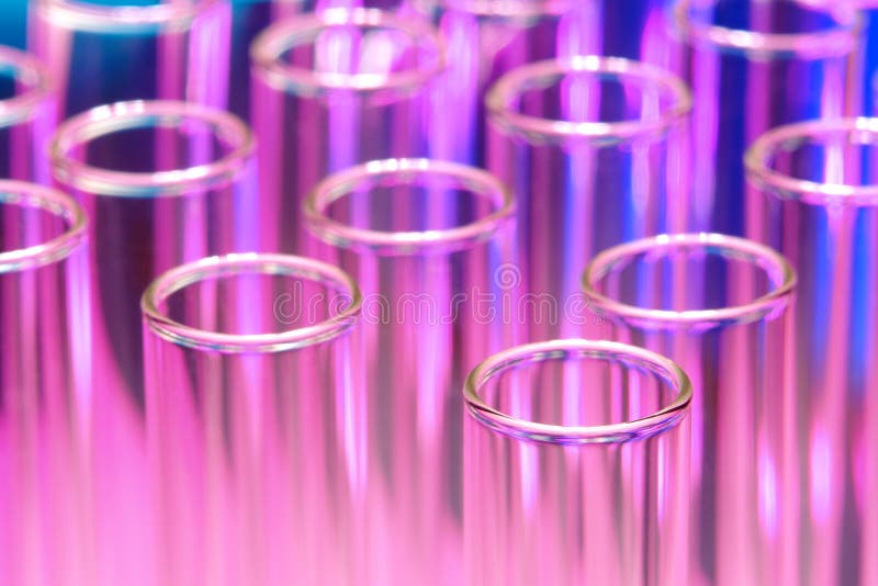 Laboratory Test Tubes in Science Research Lab Stock Photo - Image of ...
