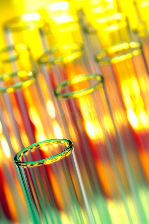 Laboratory Test Tubes in Science Research Lab Stock Image - Image of ...