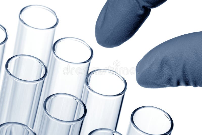 Laboratory Test Tubes in Science Research Lab Stock Photo - Image of ...