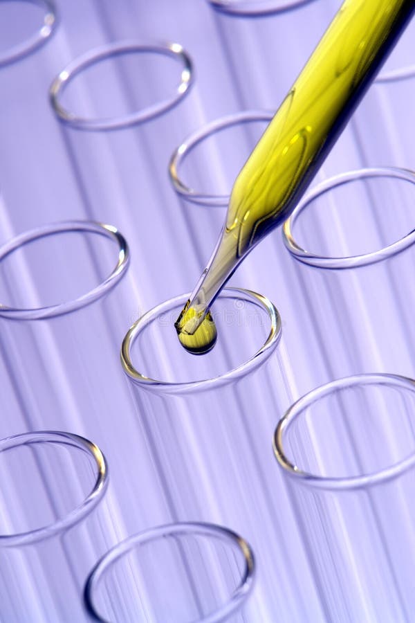 Laboratory Test Tubes in Science Research Lab Stock Photo - Image of ...