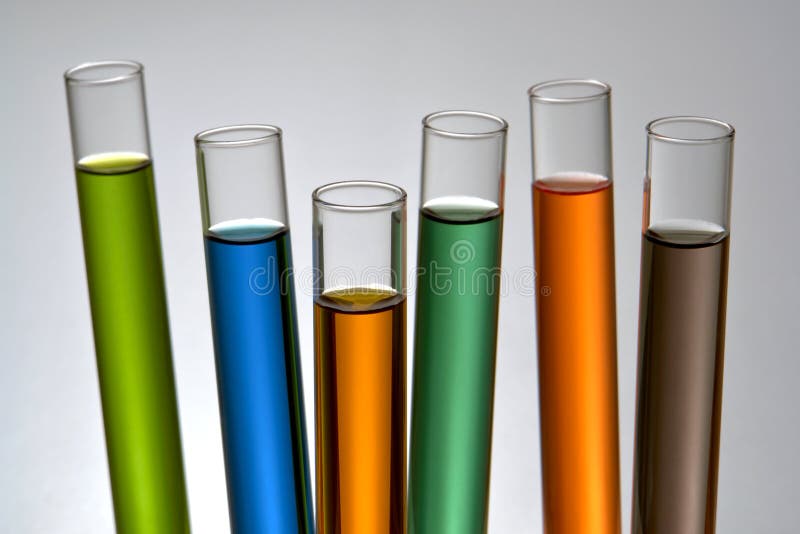 Laboratory Test Tubes in Science Research Lab Stock Photo - Image of ...