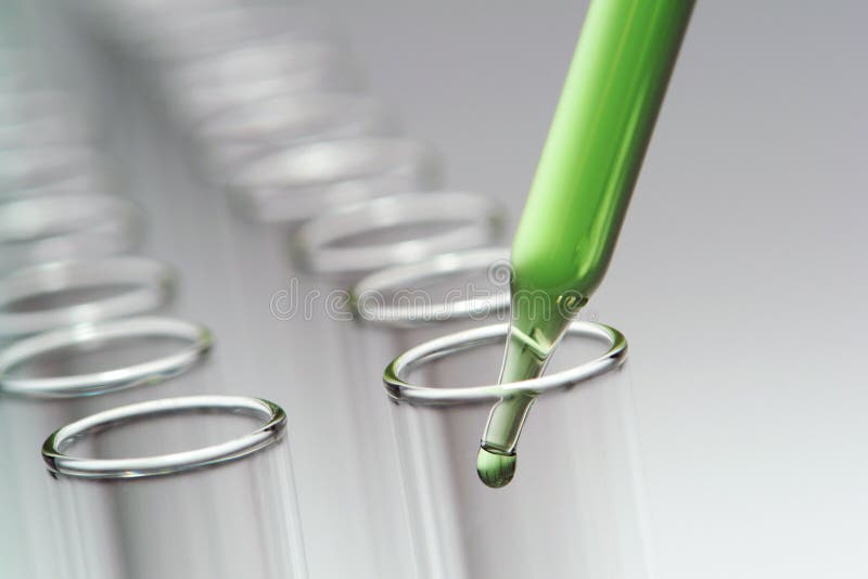 Laboratory Test Tubes in Science Research Lab Stock Image - Image of ...