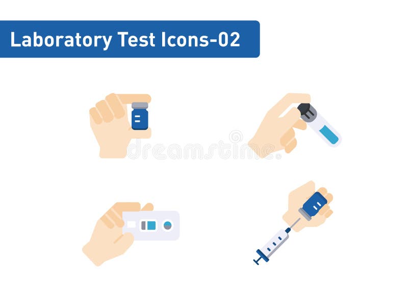 Medical Tests Icons Flat Line Stock Illustrations – 58 Medical Tests ...