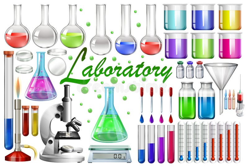 Laboratory tools stock vector. Illustration of chemistry - 19950745
