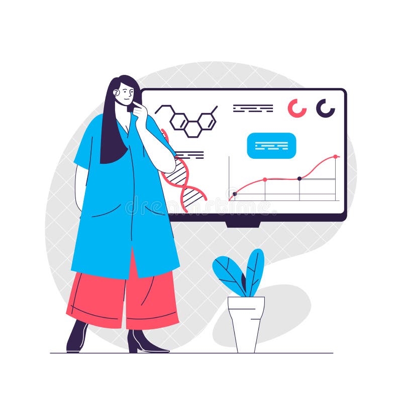 Analyzing data stock illustration. Illustration of money - 19011155