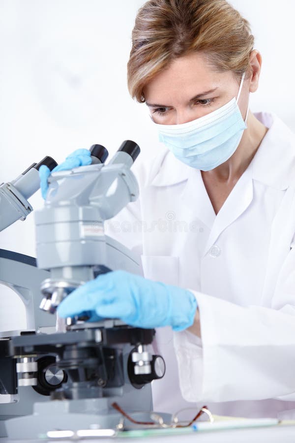 Laboratory. stock photo. Image of female, caucasian, lady - 31666288