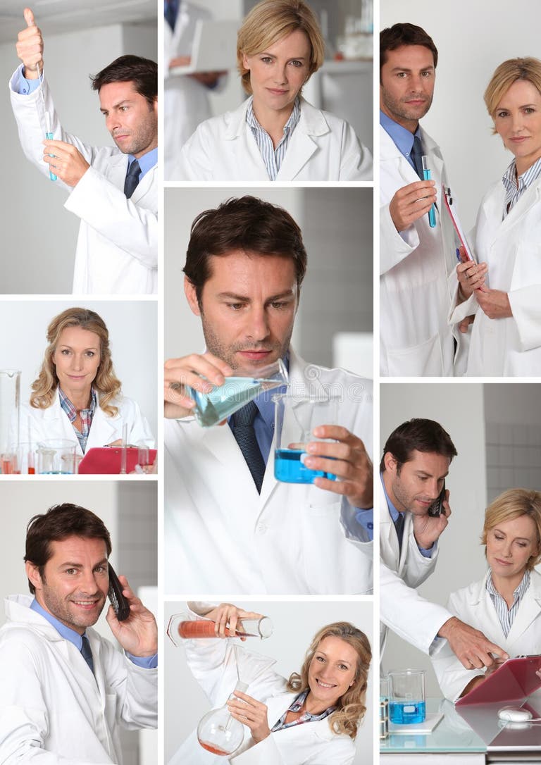 Chemistry Laboratory Workers Stock Illustrations – 362 Chemistry ...