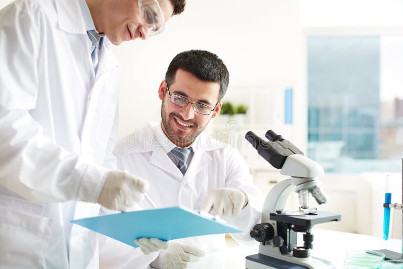 Laboratory work stock image. Image of gloved, people - 33658229