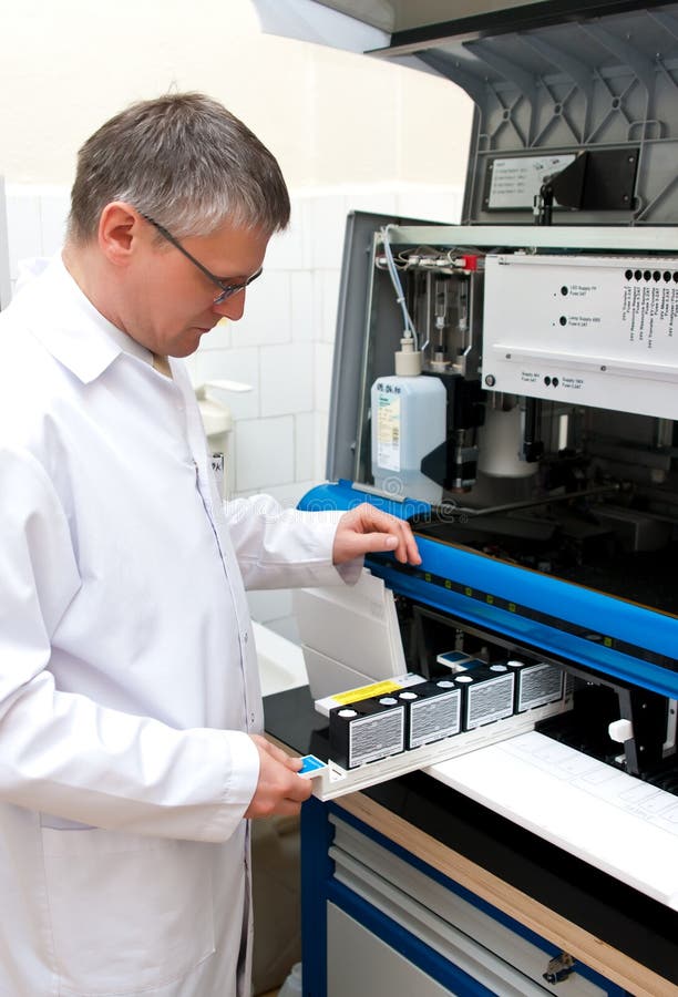 Laboratory worker stock image. Image of specialised, special - 14015935