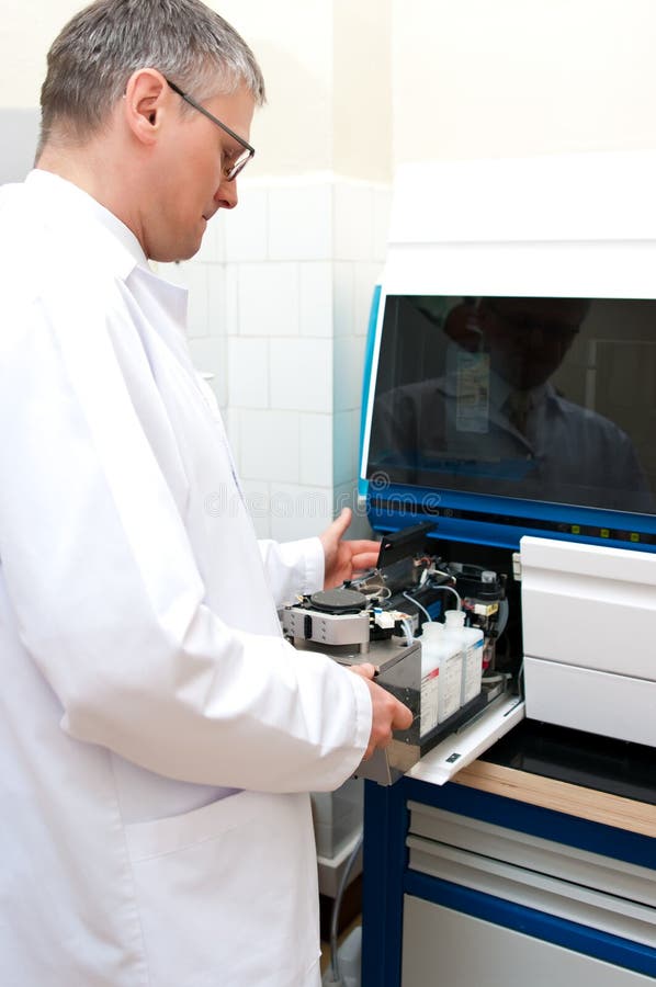 Laboratory worker stock photo. Image of machine, research - 14016132