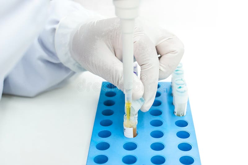Laboratory working stock image. Image of pipet, hospital - 55317579