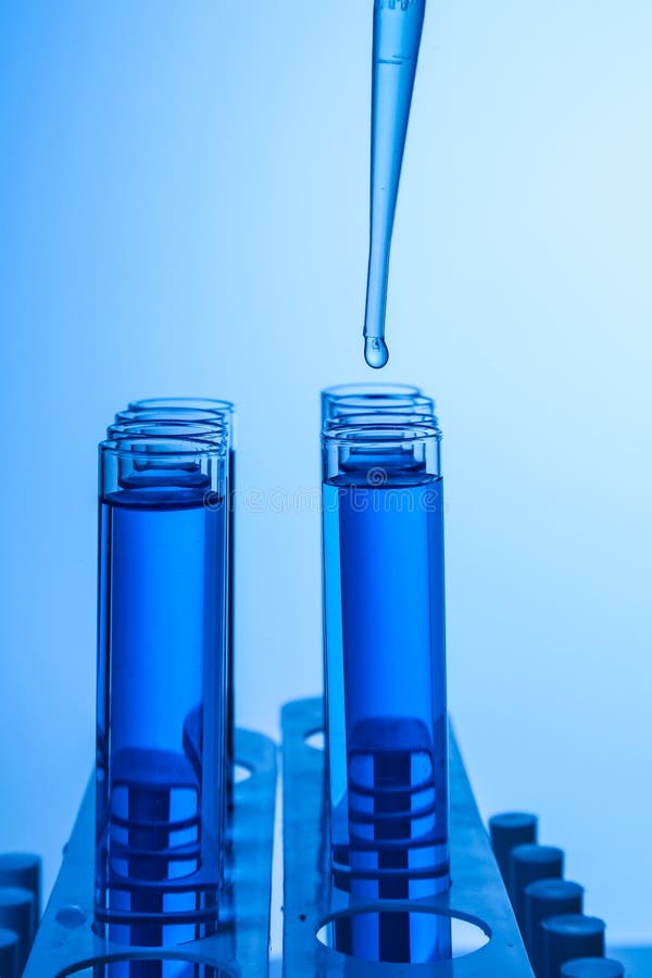 Laboratory Test Tube in Science Research Lab Stock Photo - Image of ...