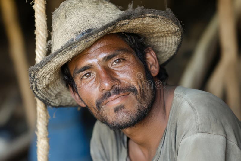 Laborer Facing Difficult Working Conditions Stock Illustration ...