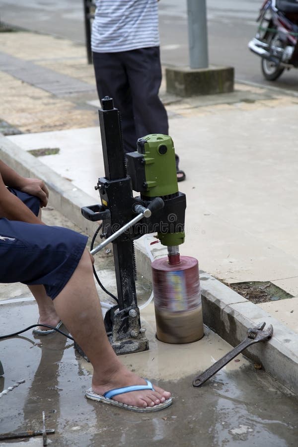 Laborer Working on the Road Stock Image - Image of laborers, road: 44784331