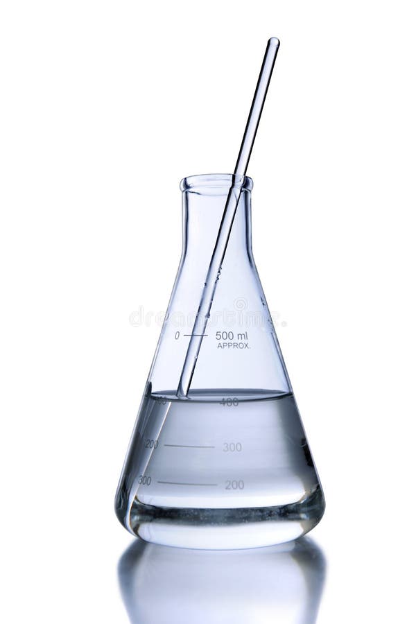 Laboratory Beaker and Stirrer Stock Photo - Image of discovery, beaker ...