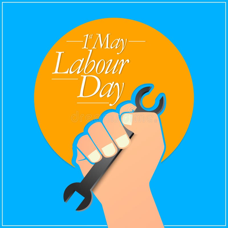 Labour Day Abstract stock illustration. Illustration of country - 70834917