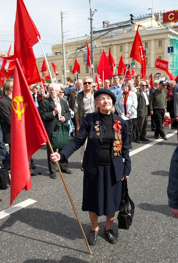 Labour Day demonstration editorial stock image. Image of guardian - 5051579