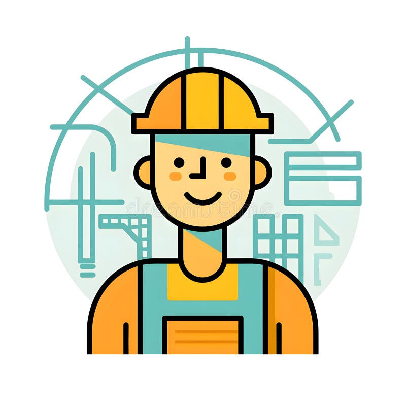 Labour Day Hero stock illustration. Illustration of engineer - 307644890