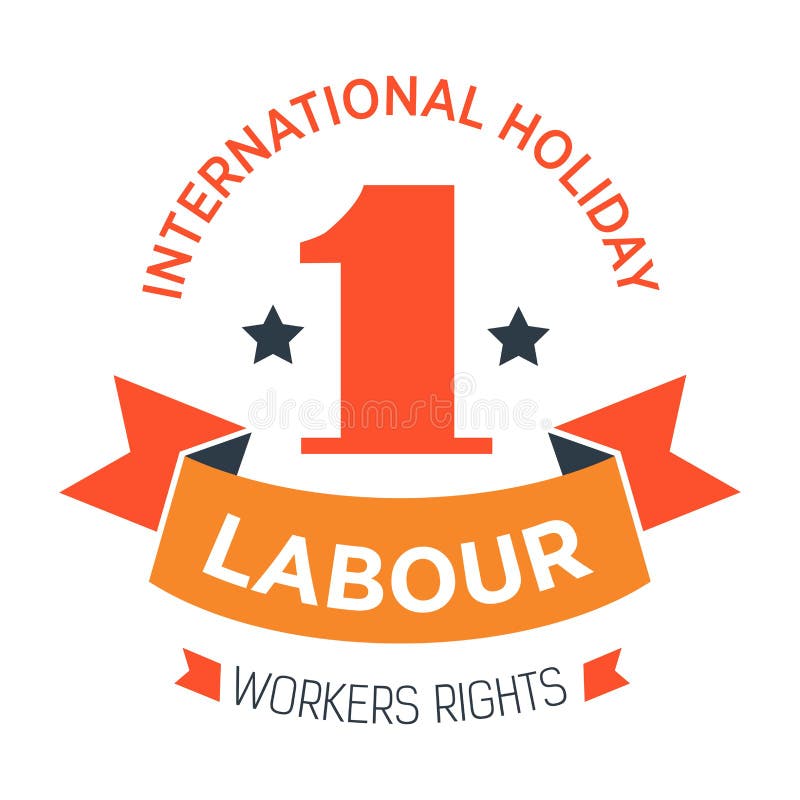 Labour Day Isolated Icon Workers Rights Celebration Spring Holiday ...