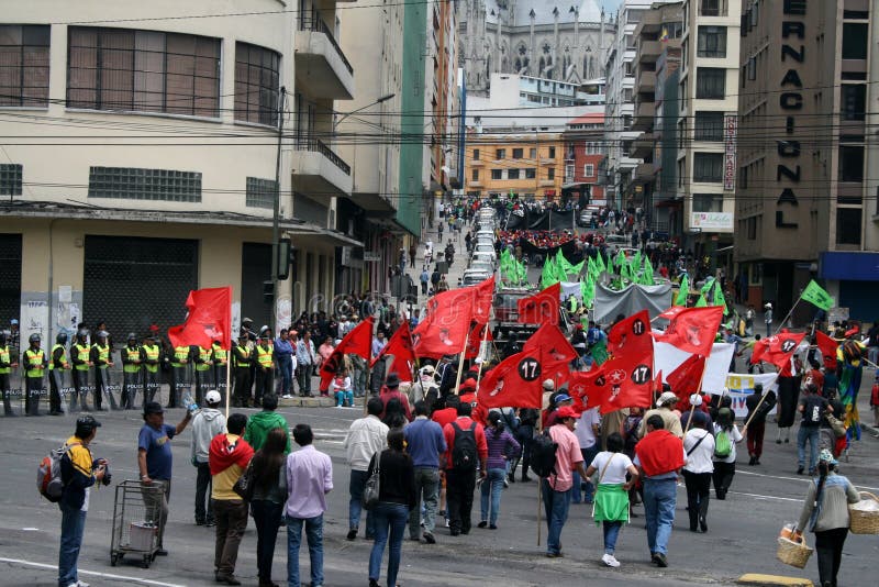 Turin, Italy : Demonstration for Labor Day Red Flags and Banners ...