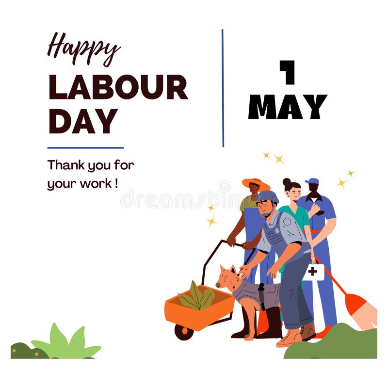Labour Day Vector Set ðŸ› ï¸ High-Quality Workersâ€™ Graphics Stock ...