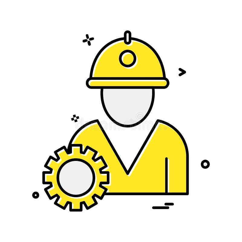 Labour icon design vector stock vector. Illustration of labor - 125532804