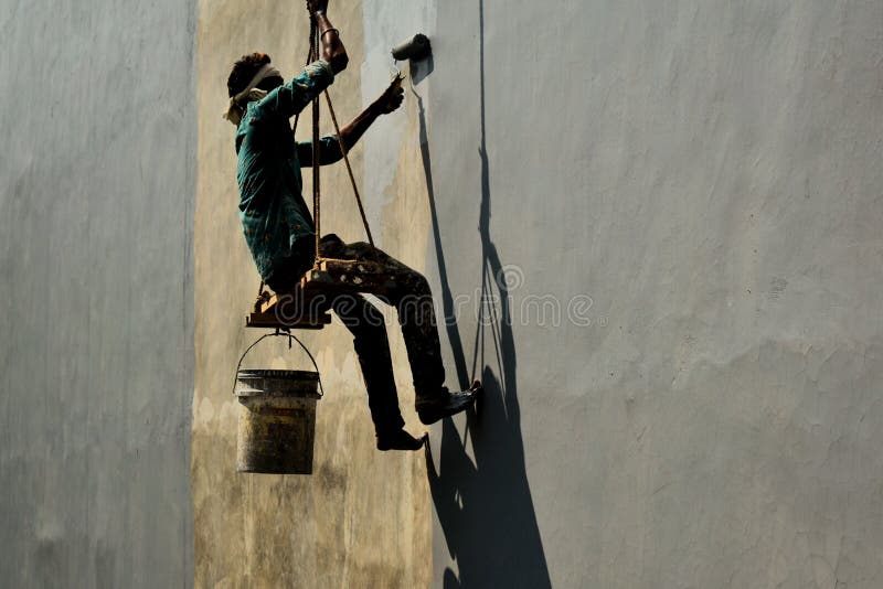 A labour working editorial stock image. Image of paint - 222143239