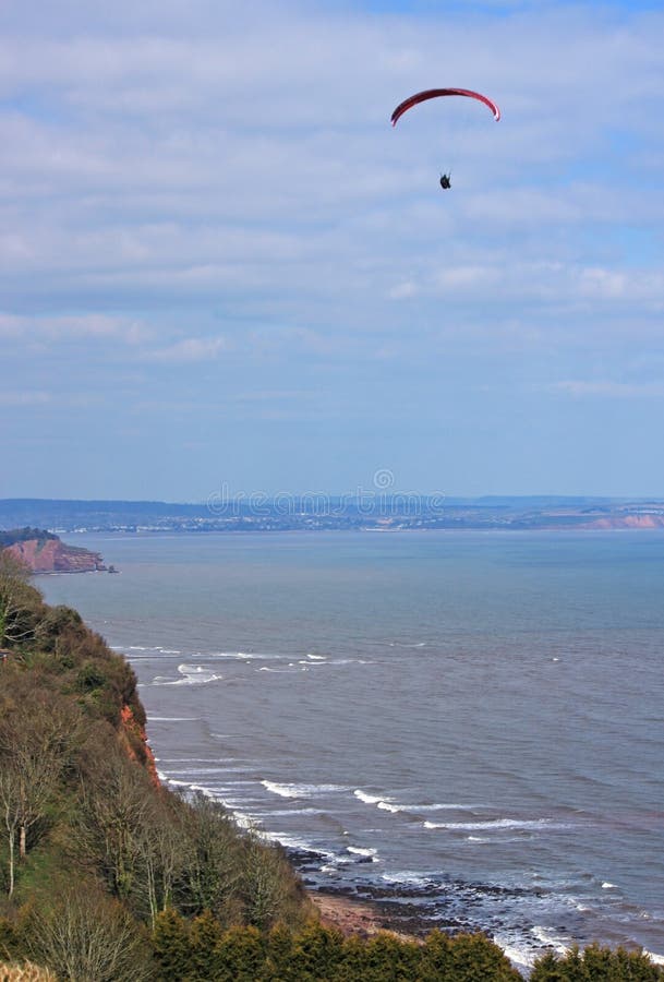 Labrador Bay, Devon stock image. Image of kite, coast - 54278341
