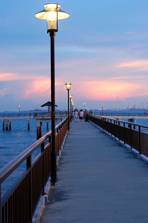 Labrador Jetty Evening 1 stock image. Image of asian, jetty - 9309313