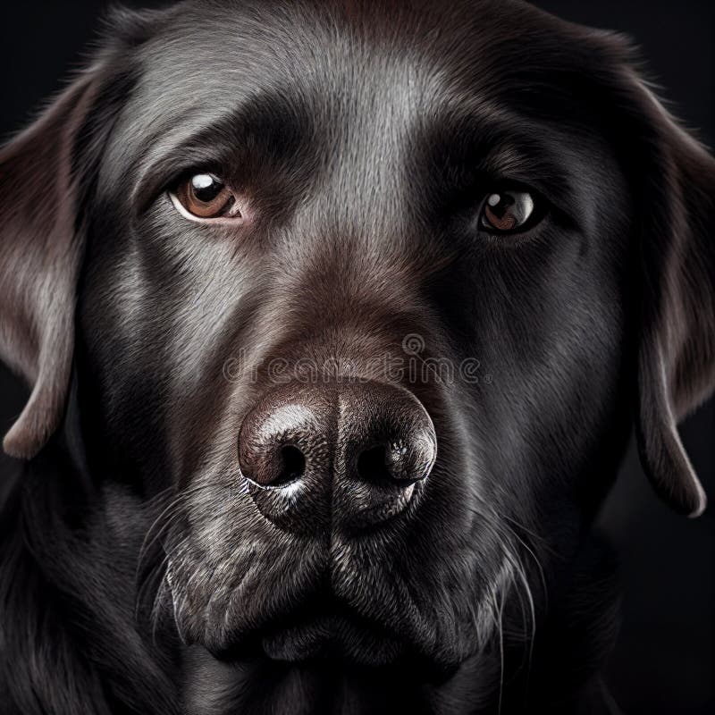 Labrador Retriever. Portrait of a Labrador Retriever Dog. Ai Generated ... Labrador Retriever. Portrait of a Labrador Retriever Dog. Ai Generated ...