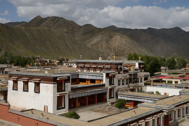 Labrang Lamasery stockbild. Bild von architektur, fassade - 43919759