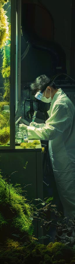 In the Labs Eerie Quiet, Moss and Light Create a Chromatic, Surreal ...