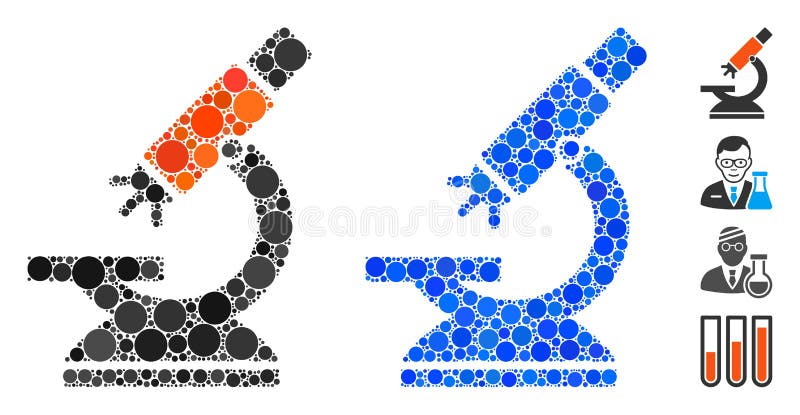 Labs Microscope Vector Mesh 2D Model and Triangle Mosaic Icon Stock ... Labs Microscope Vector Mesh 2D Model and Triangle Mosaic Icon Stock ...