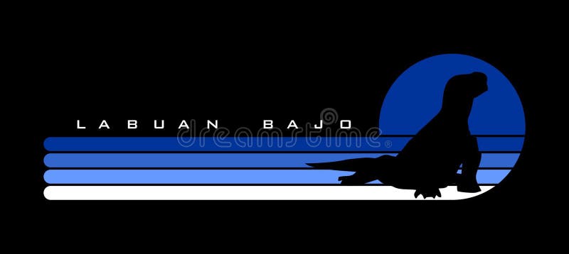 Labuan Bajo Island for Graphic Design Needs Stock Vector - Illustration ...