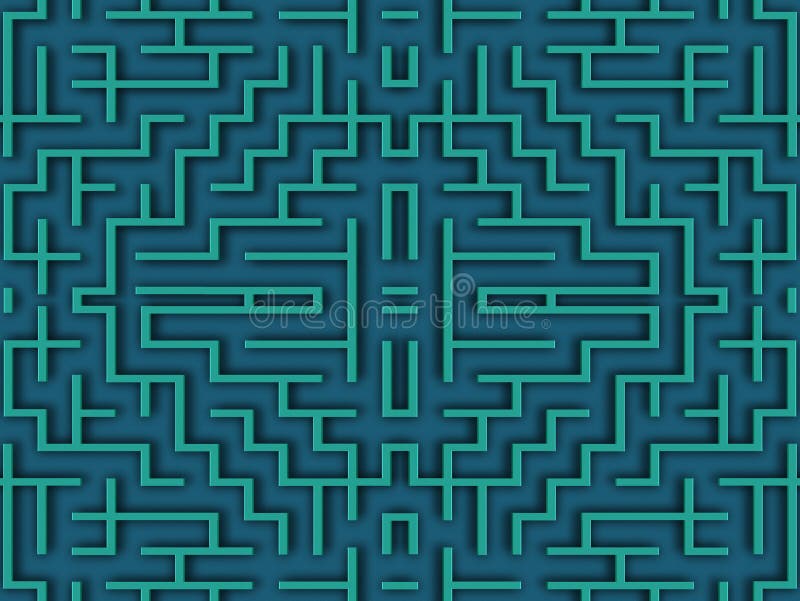 Labyrinth stock illustration. Illustration of maze, game - 14897666