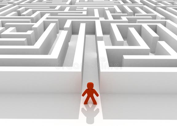 Labyrinth stock illustration. Illustration of labyrinth - 4578660