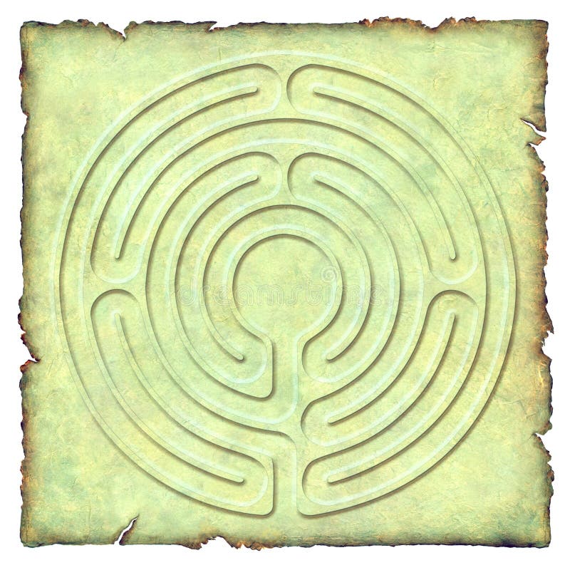 Into the Labyrinth - 6 Circuit Stock Illustration - Illustration of ...