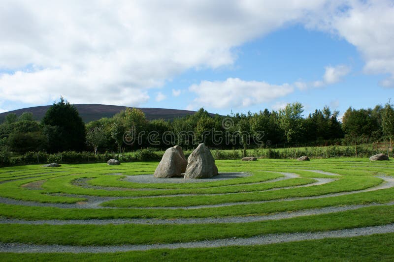 Labyrinth stock photo. Image of green, garden, grass, labyrinth - 6424136