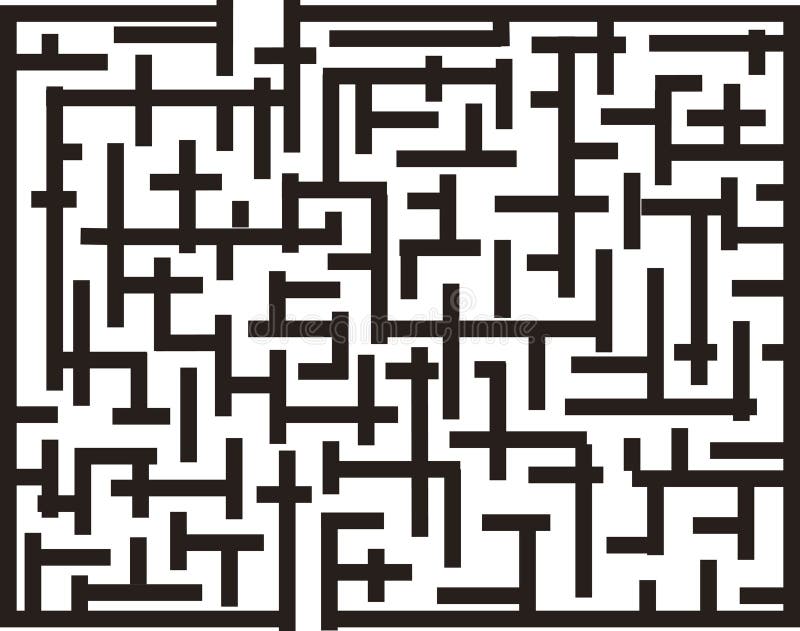 Labyrinth stock illustration. Illustration of choice, meeting - 992544