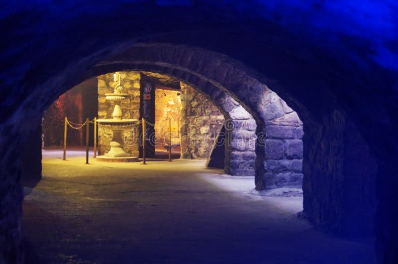 Labyrinth of Buda Castle, Budapest Stock Image - Image of destination ...